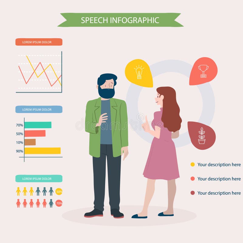 Speech Therapy Infographic in Hand Drawn Style Vector Illustration ...