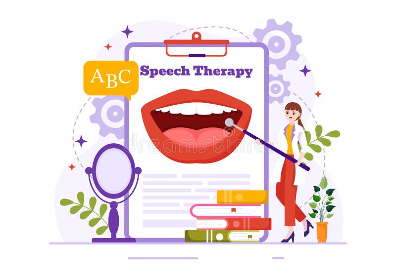 Speech Language Therapy Stock Illustrations – 640 Speech Language ...