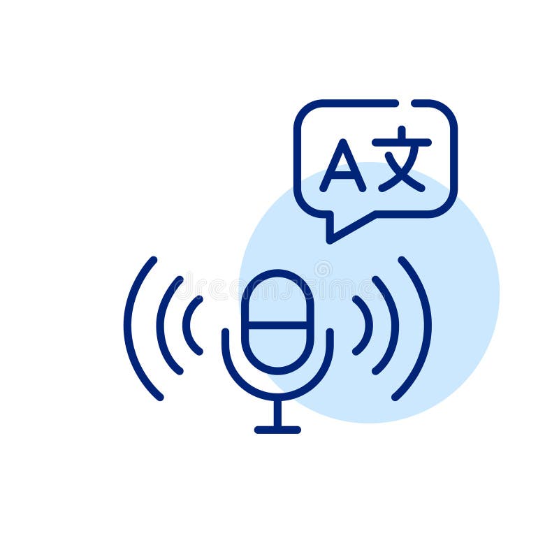 Voice Recognition Artificial Intelligence Technology. Hand Holding a ...