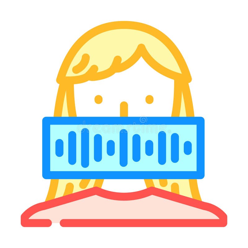 Speech Waveform Natural Language Processing Nlp Color Icon Vector ...