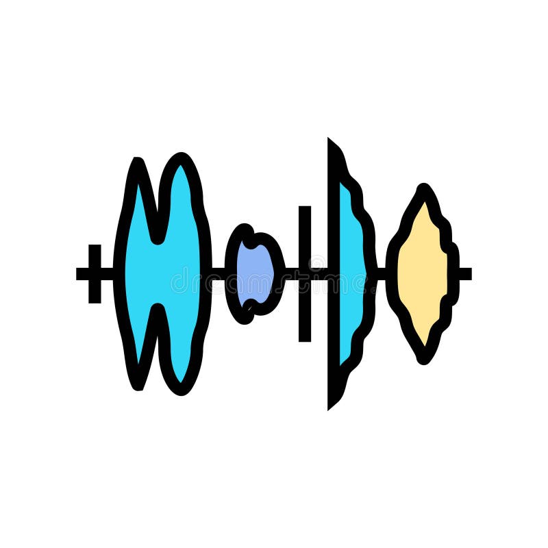 Speech Waveform Nlp Color Icon Vector Illustration Stock Vector ...
