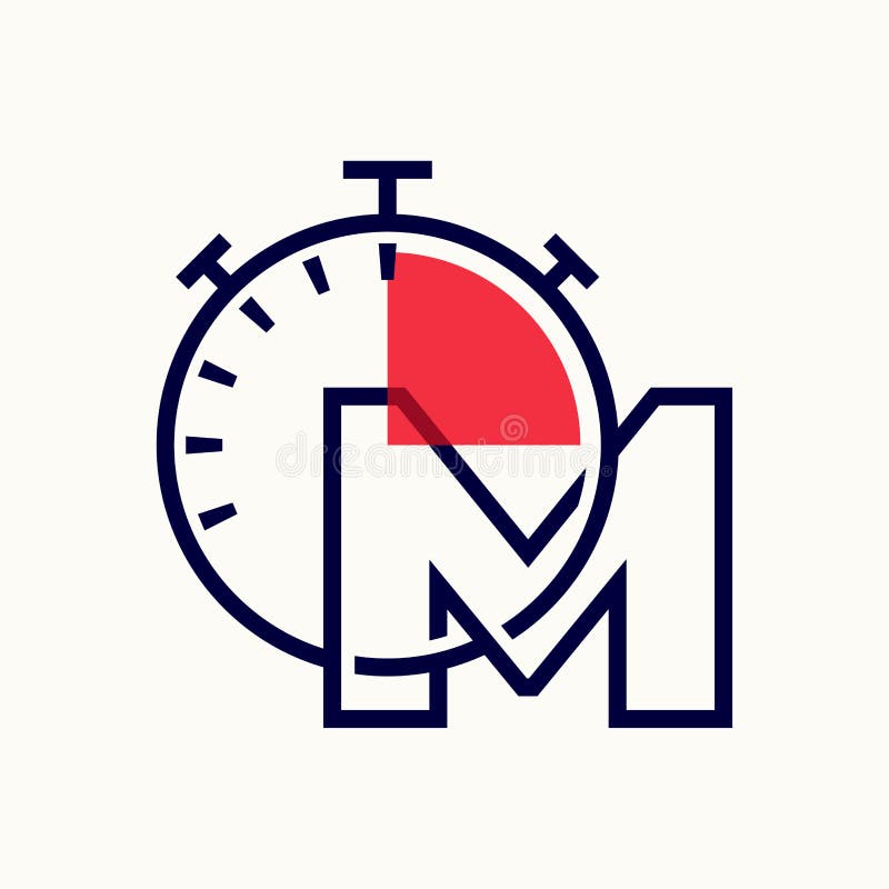 Speed Alphabet Logo with Stopwatch Image with a Combination of the ...