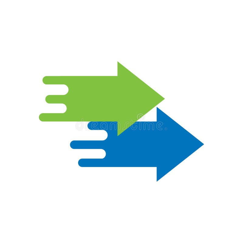 Arrow Speed Logo Icon Design Stock Vector - Illustration of arrowheads ...