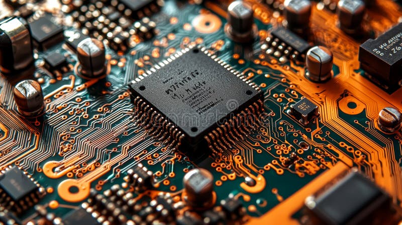 Speed Automation in PCB Production Process Stock Illustration ...