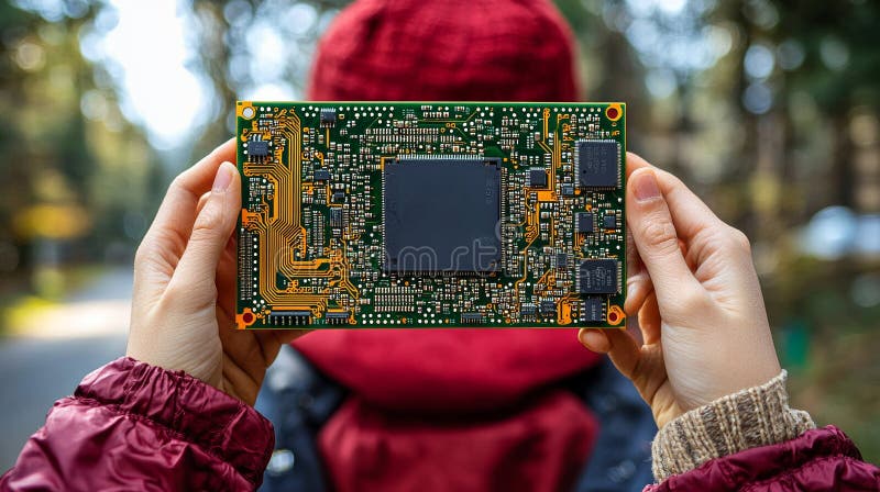 Speed Automation in PCB Production Process Stock Illustration ...