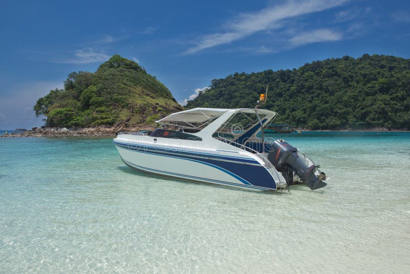 Speed boat stock photo. Image of ocean, recreation, nautical - 19767444