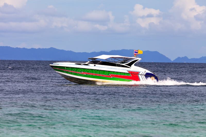 Speed boat stock image. Image of private, speedboat, life - 25037921