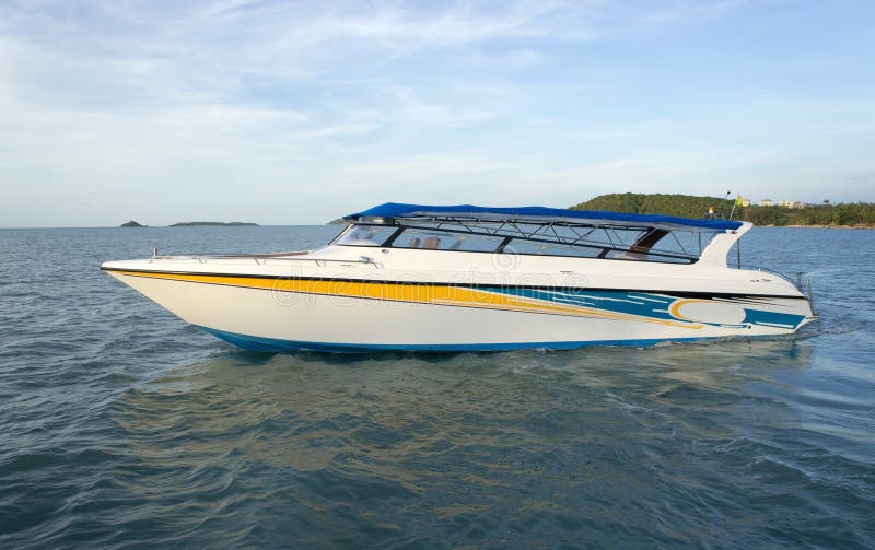 Speed boat stock image. Image of seascape, journey, power - 27726965