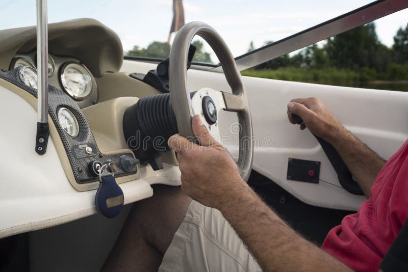 Speed Boat Driver stock photo. Image of sail, human - 118930416