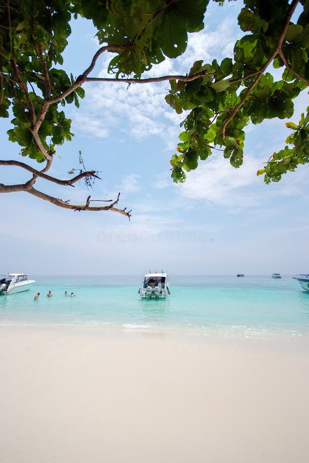 Ta Chai Island Beach. Phang-Nga, Thailand Stock Photo - Image of black ...