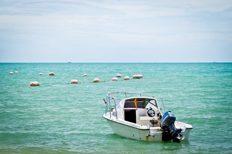 Speed boat and floats stock photo. Image of relaxation - 26441888