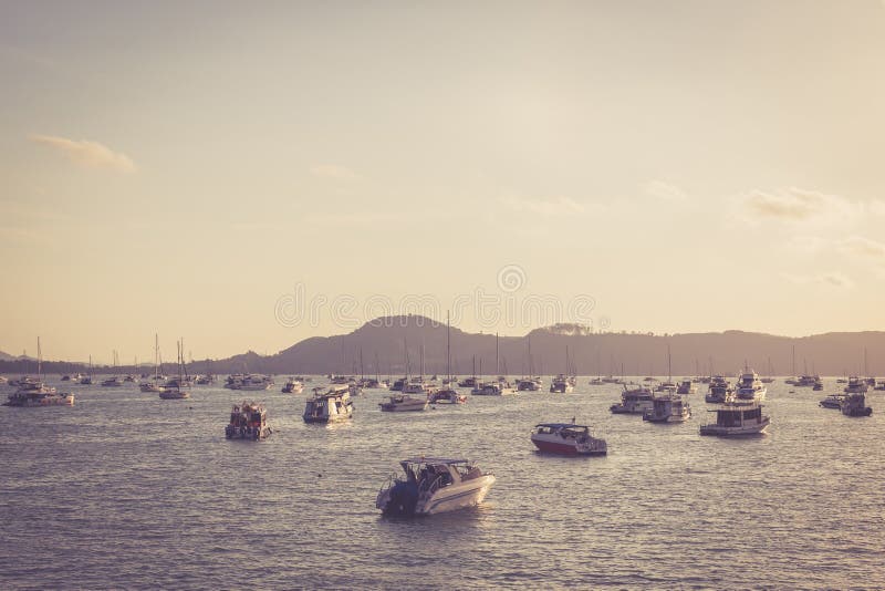 Speed boat at the harbor stock photo. Image of summer - 51176274
