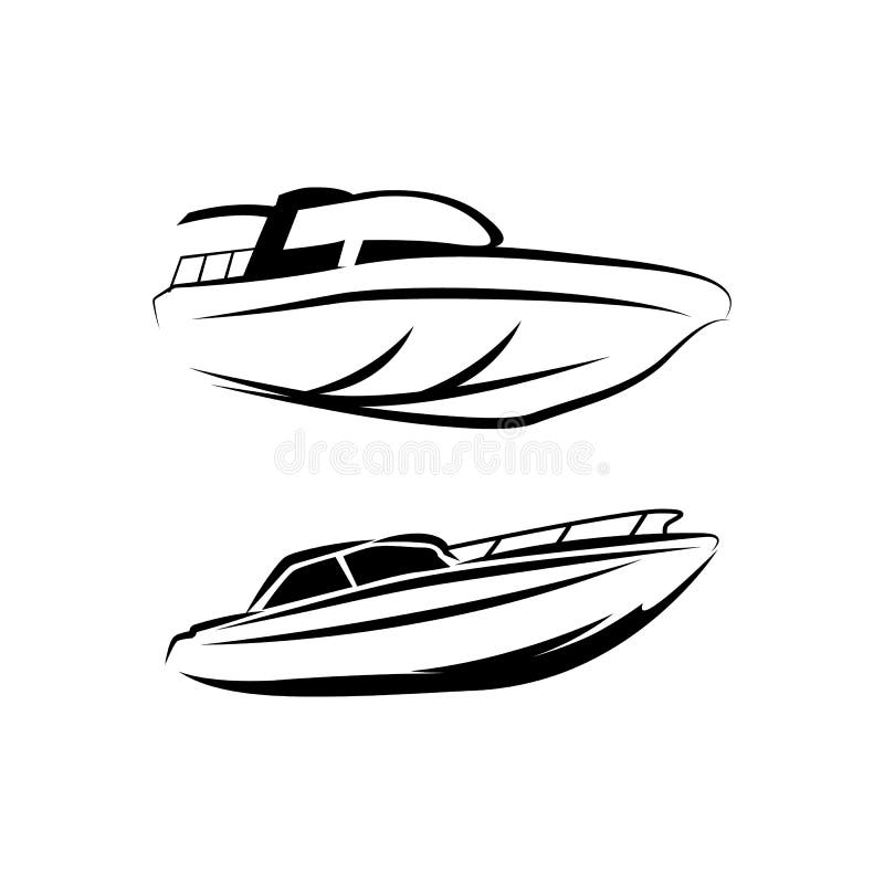 Speed Boat Logo Royalty Speed Boat Vector Boat Logo Maker Abstract ...