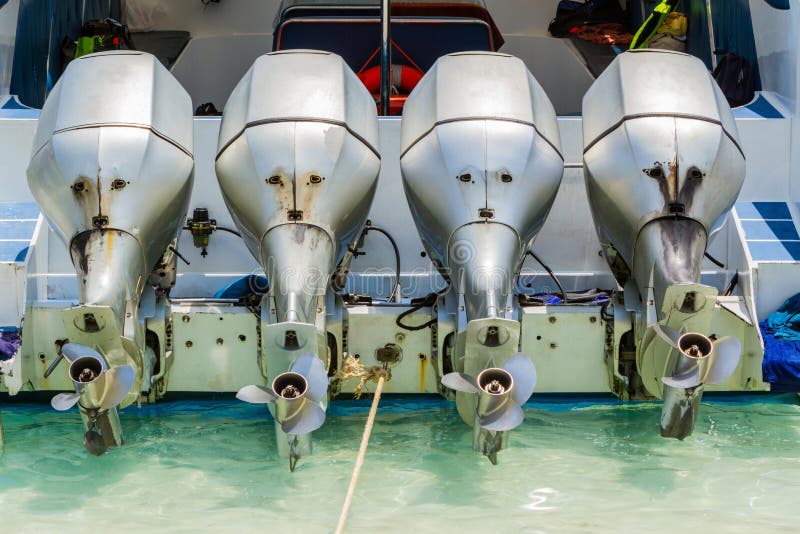 Speed Boat s Engines. stock photo. Image of powerful - 39349198