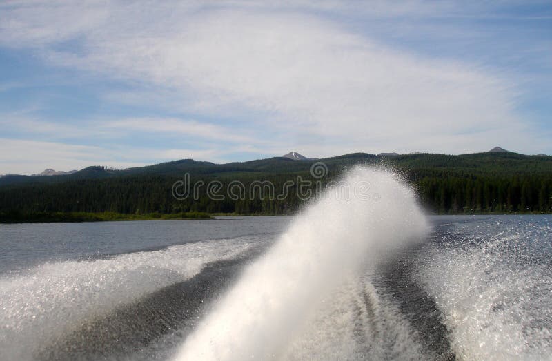 Speed Boat Spray stock photo. Image of spray, transportation - 1956854