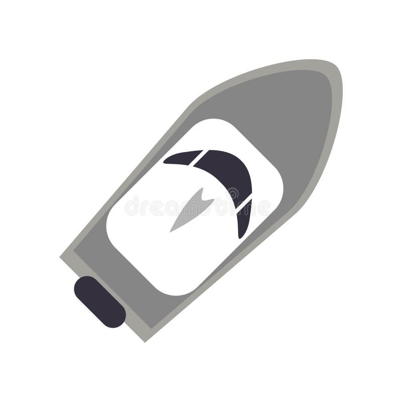 Speed boat symbol stock vector. Illustration of freedom - 137846391