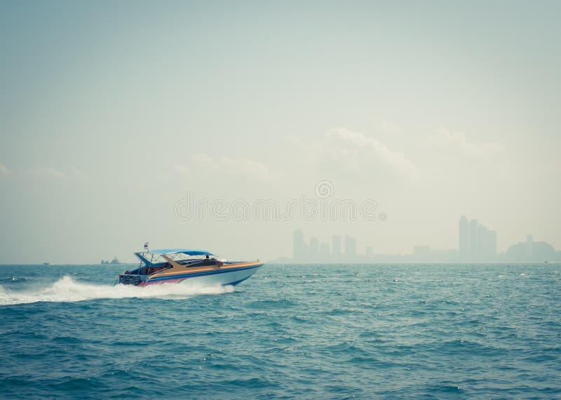 Speed boat transportation stock photo. Image of travel - 60847678