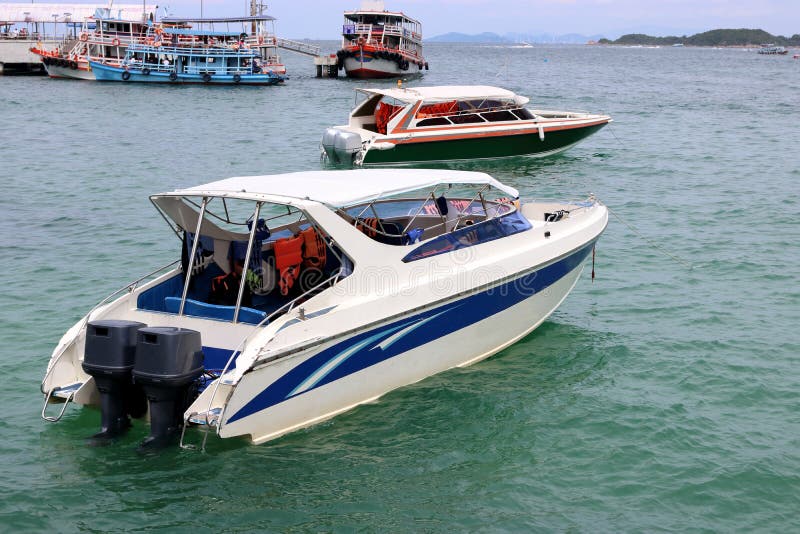 Speed Boats in the Sea ,motor Boat Stock Photo - Image of background ...