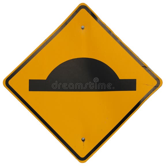 Speed Bump stock photo. Image of advisory, bump, hazard - 2763950