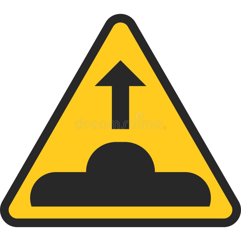 Bump Ahead Sign Clip Art