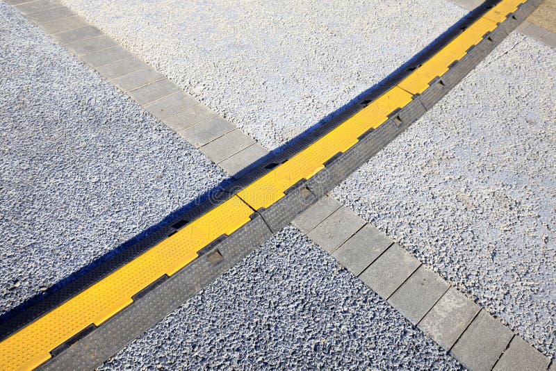 Speed bumps stock photo. Image of yellow, traffic, outdoors - 174897286