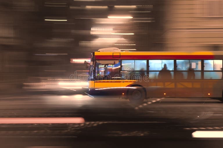 Speed bus stock image. Image of move, rush, ticket, asphalt - 17758335