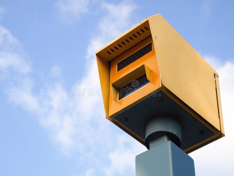 Speed camera stock image. Image of orange, surveillance - 13327275