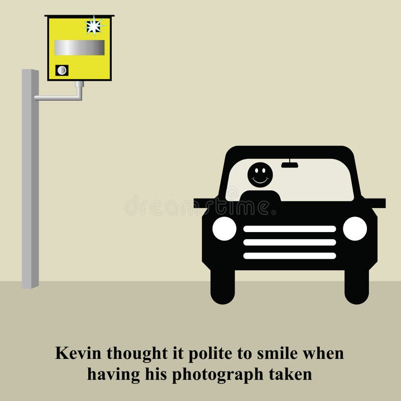 Speed camera sign stock vector. Illustration of photographic - 18584770