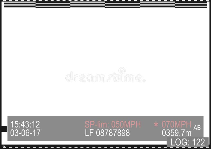 Speed camera photo stock vector. Illustration of monitor - 89520630