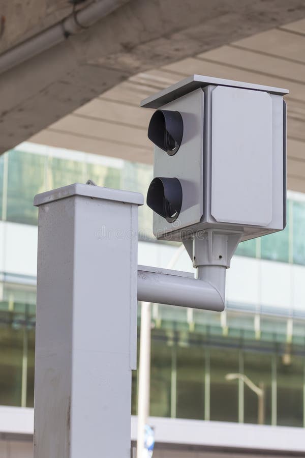 Speed camera at the road stock photo. Image of speed - 105472332