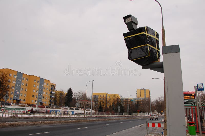Speed camera editorial photography. Image of city, device - 37804837