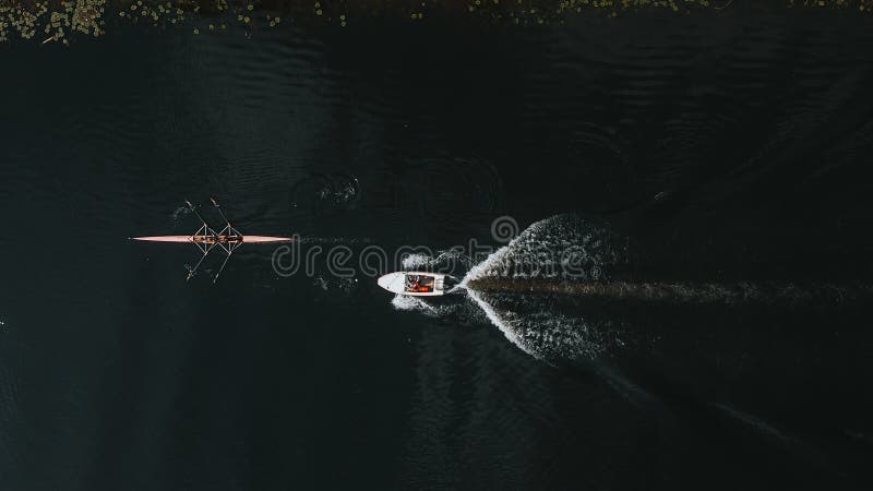 Speed canoeing stock image. Image of lake, rower, boat - 268420627