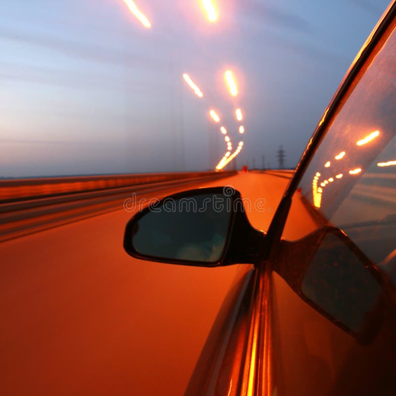 Speed car stock image. Image of night, destination, drive - 6137707