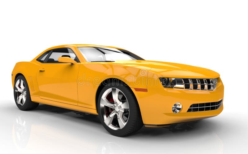 Speed Car Yellow stock photo. Image of luxury, blurred - 59001848
