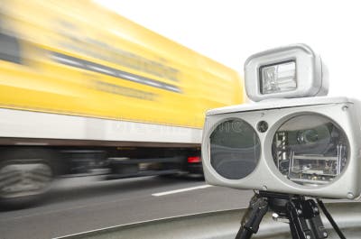Speed control stock image. Image of traffic, truck, road - 26345693