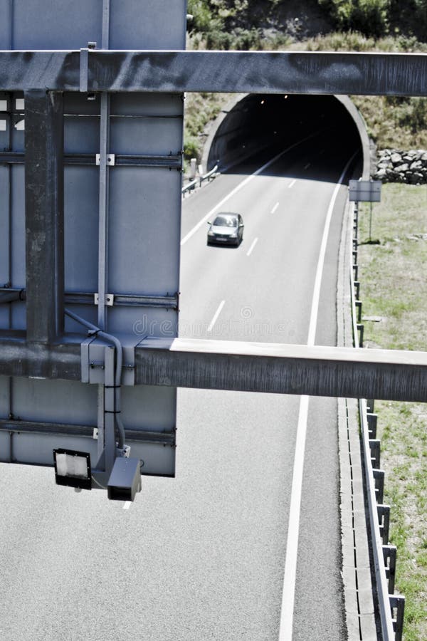 Speed control radar stock photo. Image of people, road - 43046620