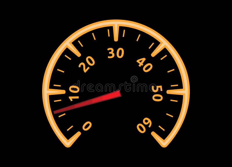 Speed control stock vector. Illustration of panel, measurement - 214497310