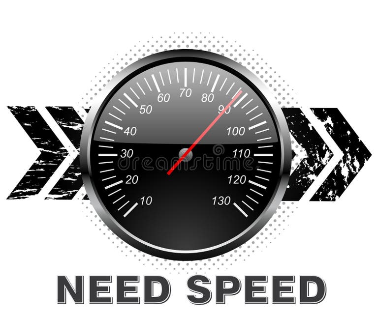 Speed Counters stock vector. Illustration of engine, land - 9703211