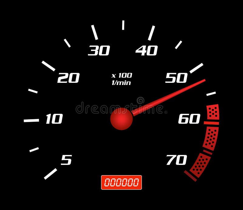 Speed Dashboard stock illustration. Illustration of engine - 9848930