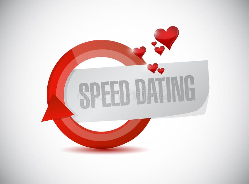 Speed Dating Logo Type stock illustration. Illustration of advertising ...