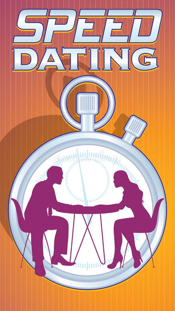 Speed Dating Logo Type stock illustration. Illustration of advertising ...