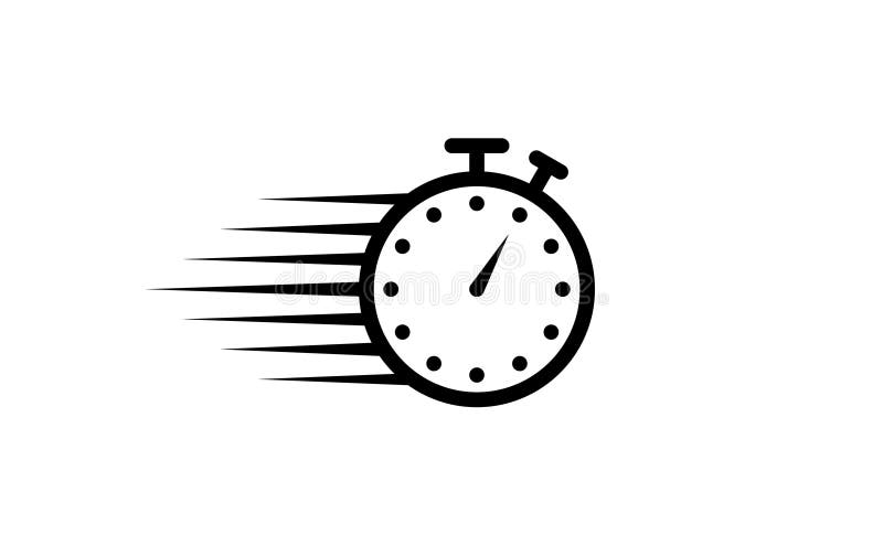Speed Delivery Time Quick Fast Rapid Icon Stock Vector - Illustration ...