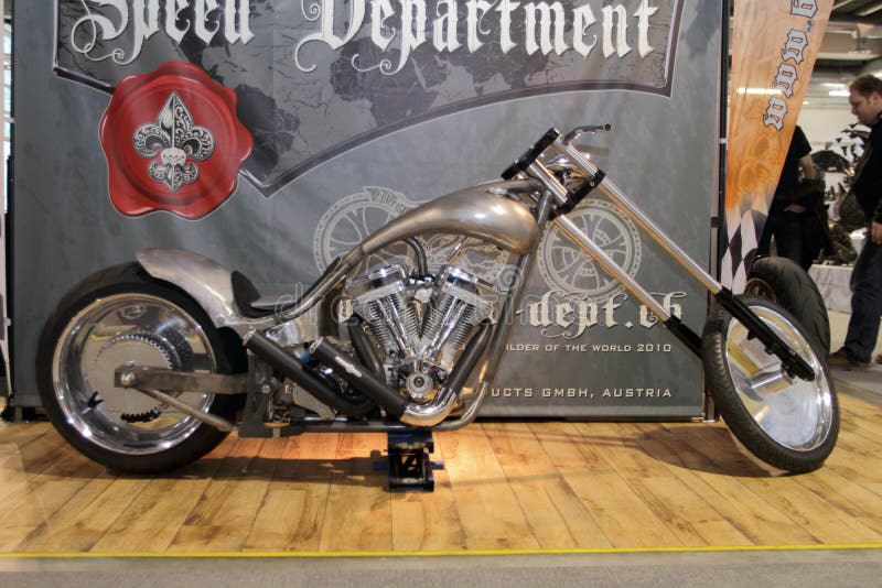 Speed Department Custom Motorbike Editorial Image - Image of motorshow ...