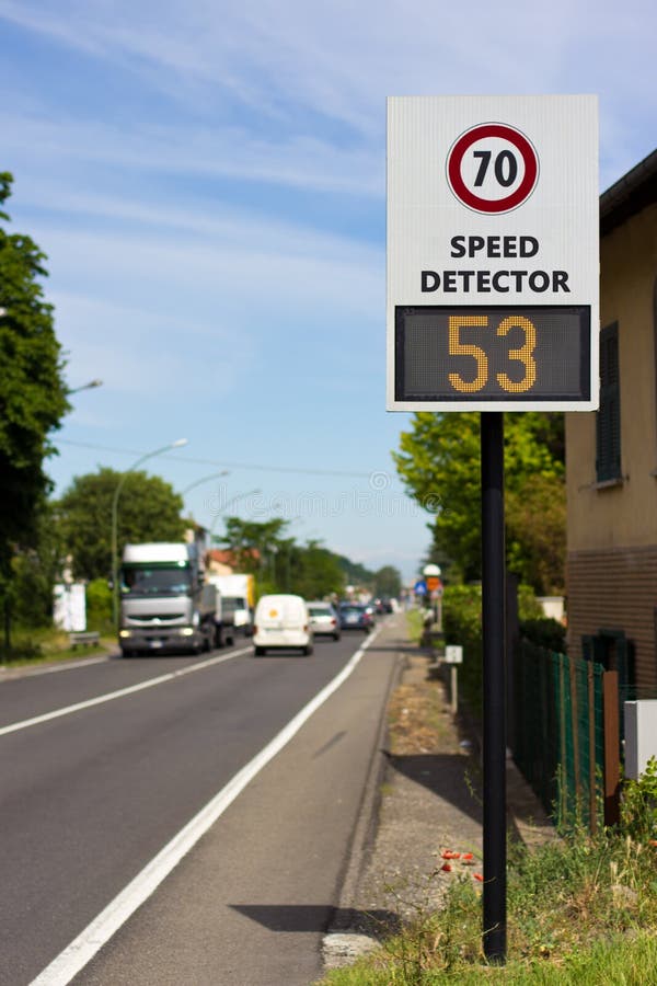 Speed detector stock image. Image of security, limit - 25155163