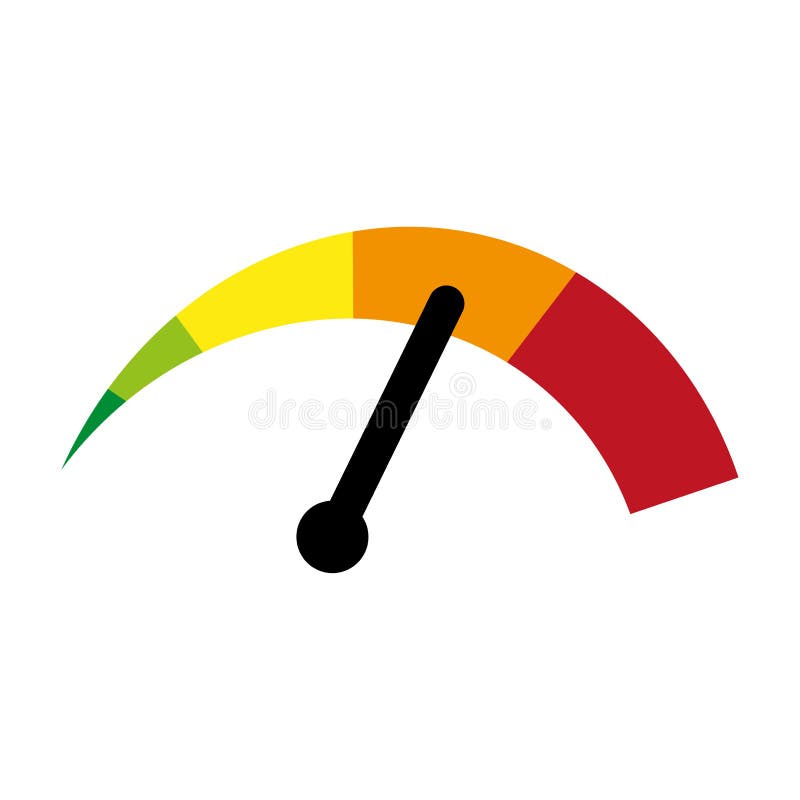 Speed Dial Indicator. High Speed. Vector Illustration. Stock Image ...