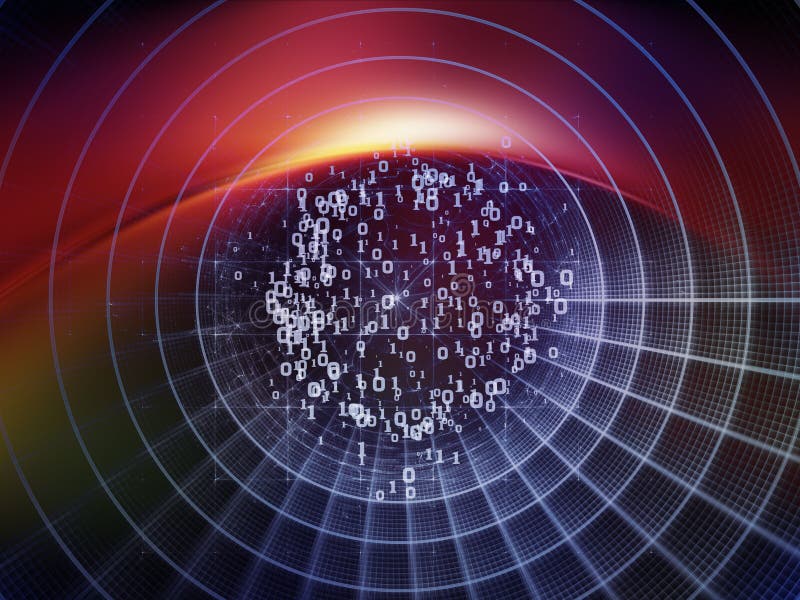 Speed of Information stock illustration. Illustration of cyberspace ...