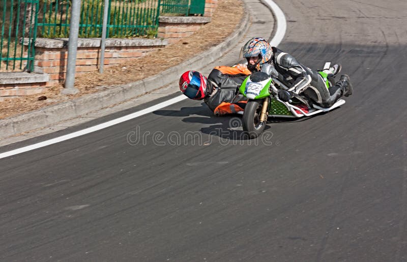 Speed down sidecar editorial photo. Image of descent - 26005681