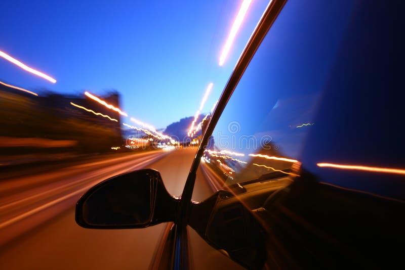 Speed drive stock image. Image of dark, drive, accelerated - 6003771