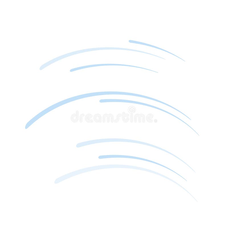 Speed effect line. Bend stock vector. Illustration of turn - 217412538