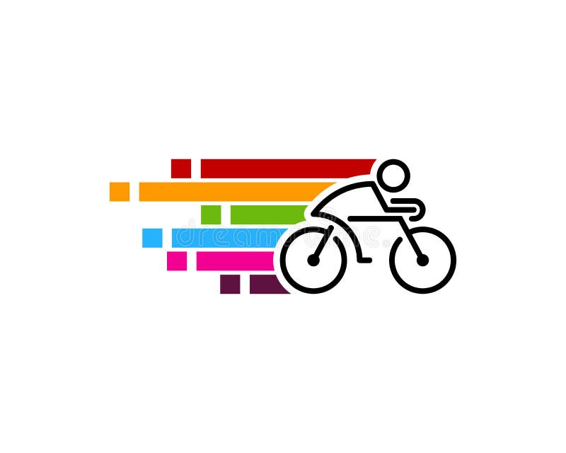 Speed bike logo stock vector. Illustration of graphic - 40311236